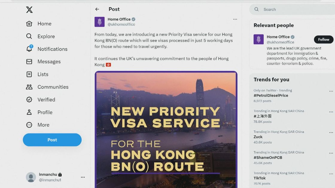 英國優先處理BNO簽證申請最快五日批出 中國駐英使館指亂港圖謀不會得逞 | 無綫新聞TVB News
