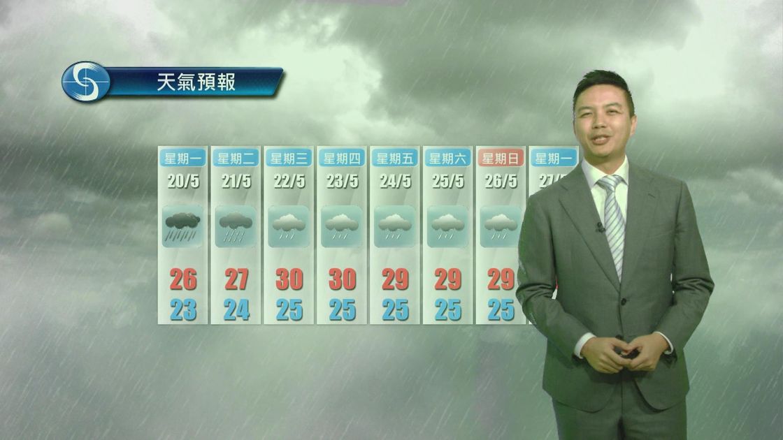 5月19日 早晨天氣 | 無綫新聞TVB News