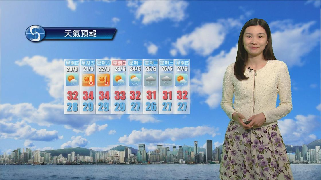 6月19日 早晨天氣 | 無綫新聞TVB News