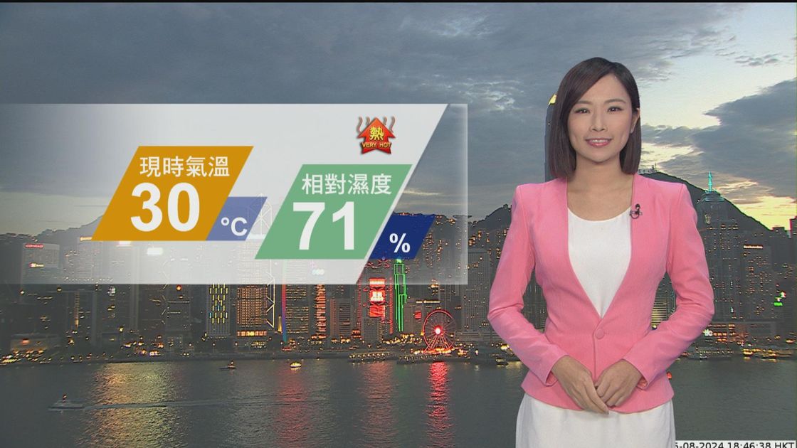 8月25日 天氣報告 | 無綫新聞TVB News