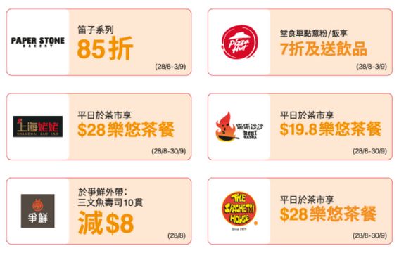 【樂悠節】8.28起憑樂悠咭於指定商戶消費滿100元回贈8元(附名單) | 無綫新聞TVB News