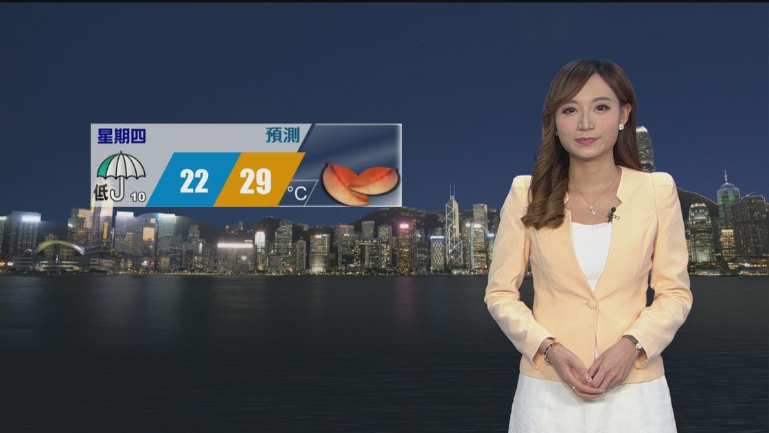 10月23日 晚間天氣 | 無綫新聞TVB News