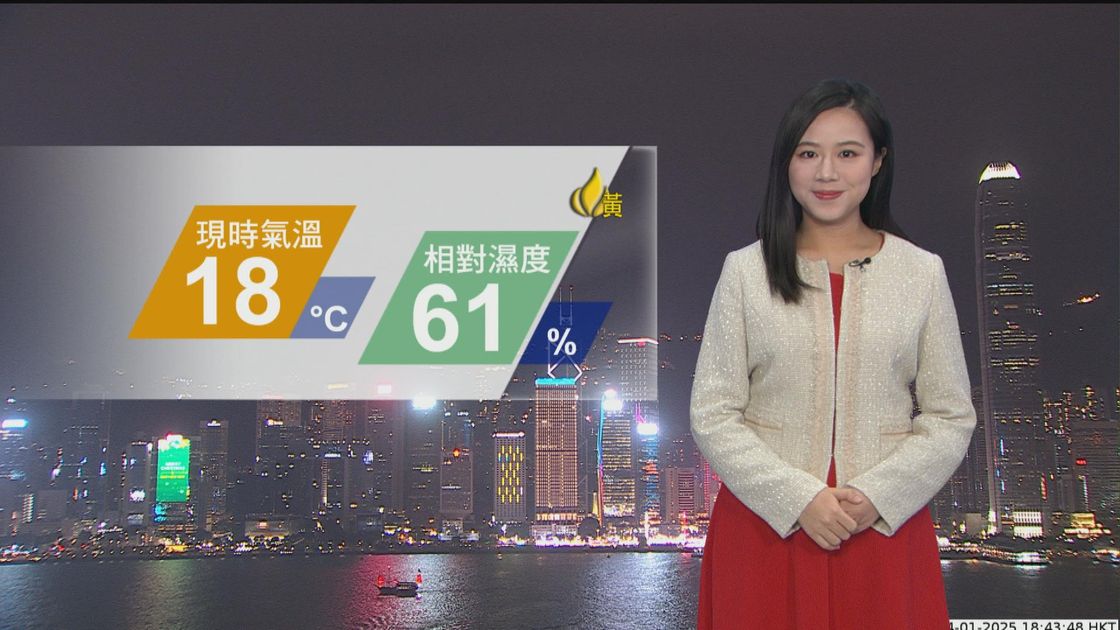 1月4日 天氣報告 | 無綫新聞TVB News