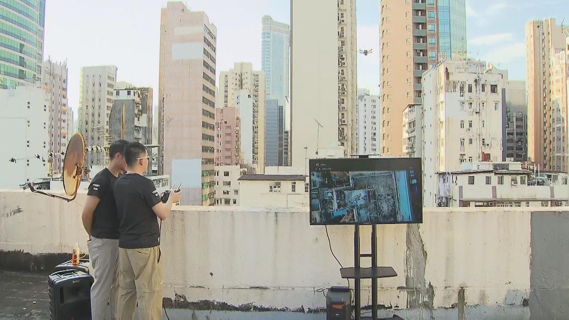 警方西九龍總區即日起於指定地點開展無人機巡邏 較步巡更有效率 | 無綫新聞TVB News