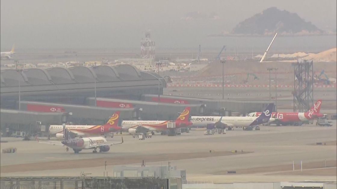 風暴韋帕｜多個航班取消 港鐵八號信號生效後三小時暫停巴士服務 | 無綫新聞TVB News