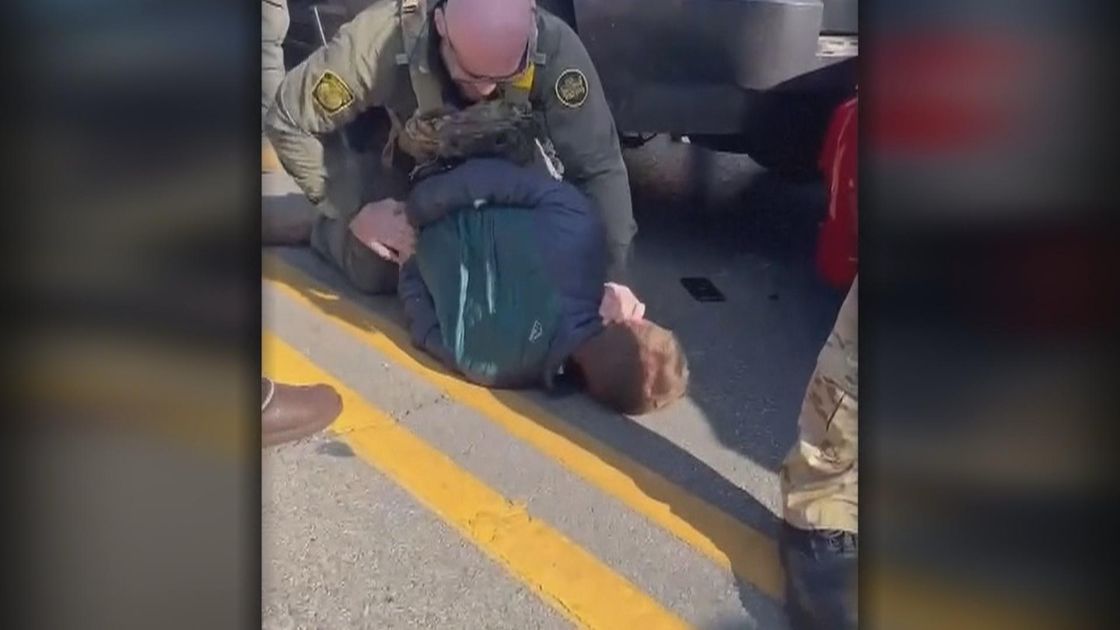 Video shows U.S. immigration agents punching man while arresting him | 無綫新聞TVB News