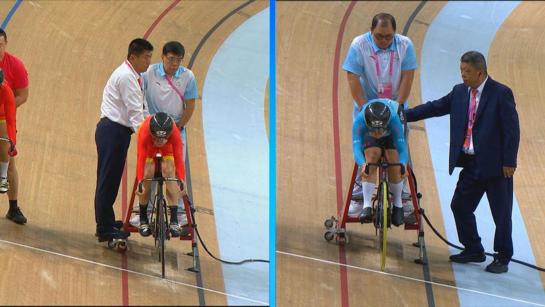 全運會｜場地單車於香港單車館展開 先鬥團體賽 | 無綫新聞TVB News