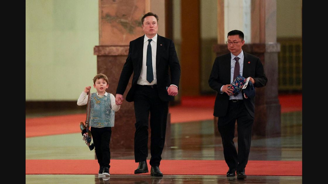 Jensen Huang sampling China's street food & Musk's son's bag: US biz ...