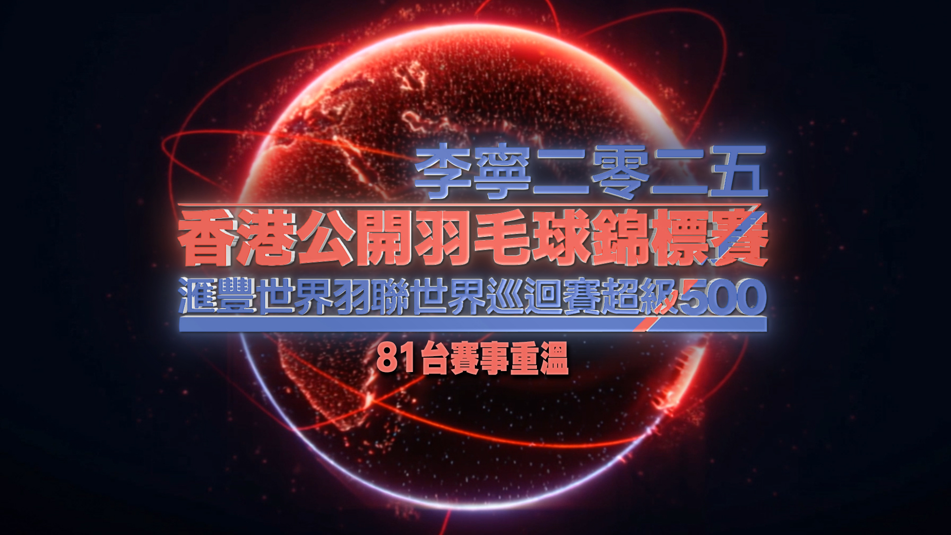 HK Open Badminton Championships 2025 part of the BWF World Tour Super 500 (Ch.81 Catch-up ...