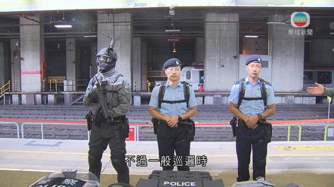 警鐵路應變部隊後日起執勤 主要負責鐵路系統巡邏 | 無綫新聞TVB News